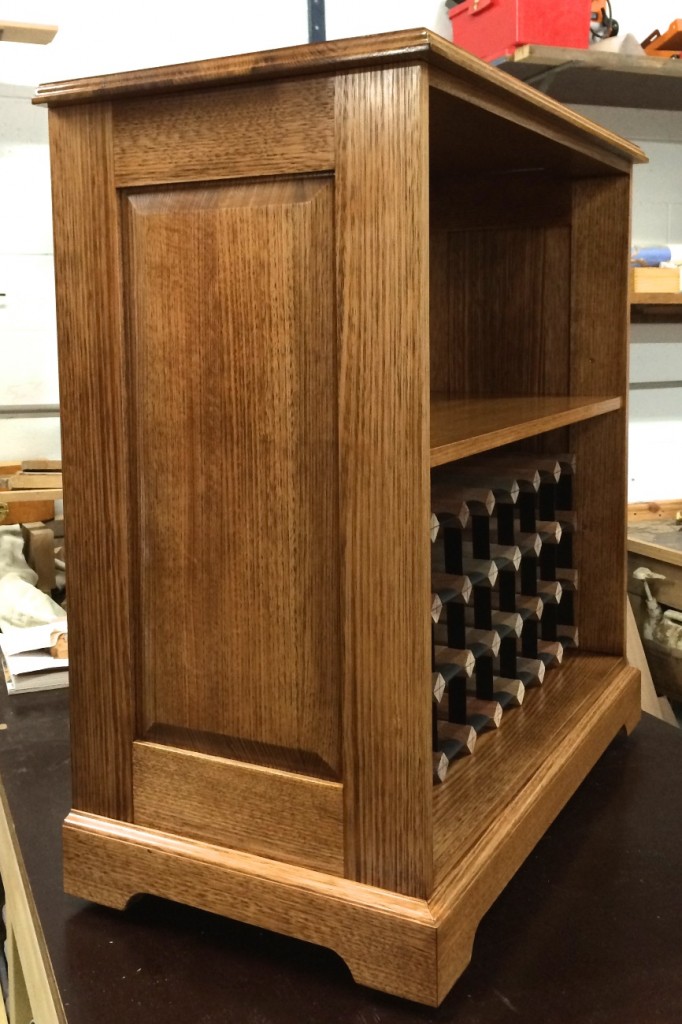 Wine Bookcase - one of a pair - Anagote Timbers